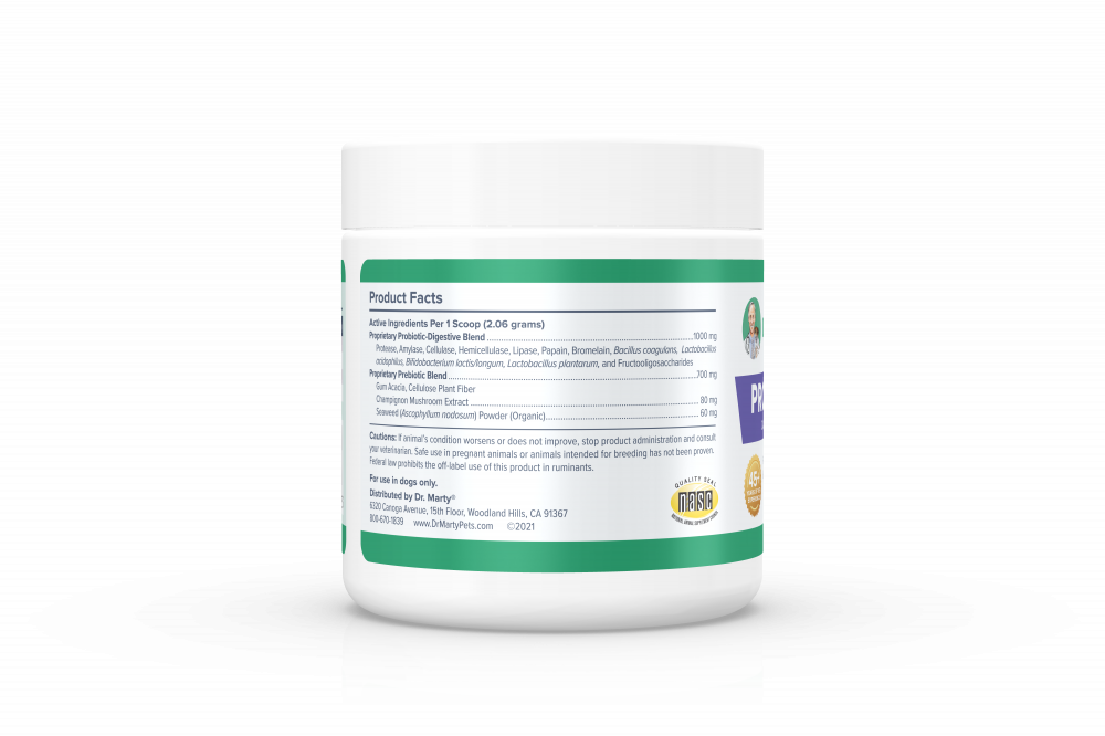 Dr. Marty Canine Digestive Supplement ProPower Plus Probiotic for Dogs ...
